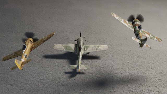 Focke-Wulf FW-190 Shrike 3D Model in Fighter 3DExport