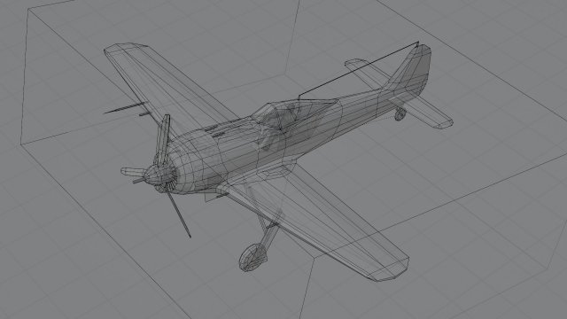 Focke-Wulf FW-190 Shrike 3D Model in Fighter 3DExport