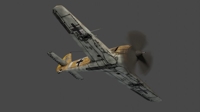 Focke-Wulf FW-190 Shrike 3D Model in Fighter 3DExport