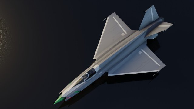Mikoyan-Gurevich MIG-X21 Fishbone 3D Model in Fighter 3DExport