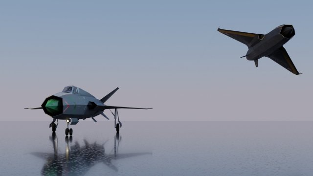 Mikoyan-Gurevich MIG-X21 Fishbone 3D Model in Fighter 3DExport