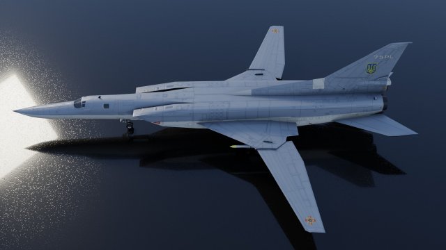 Tupolev Tu-22M3 Backfire 3D Model in Bomber 3DExport
