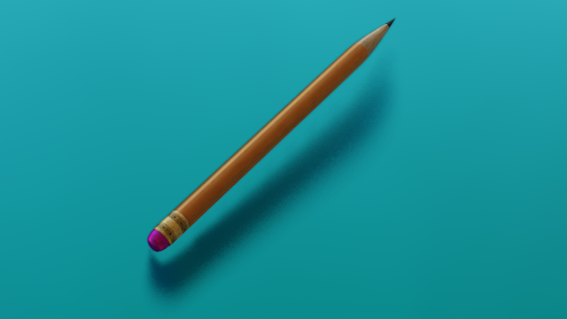PENCIL LOW POLY GAME READY 3D Model in Entertainment Center 3DExport