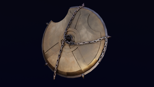 SHIELD WEAPON GAME READY 3D MODEL 3D Model in Armor 3DExport