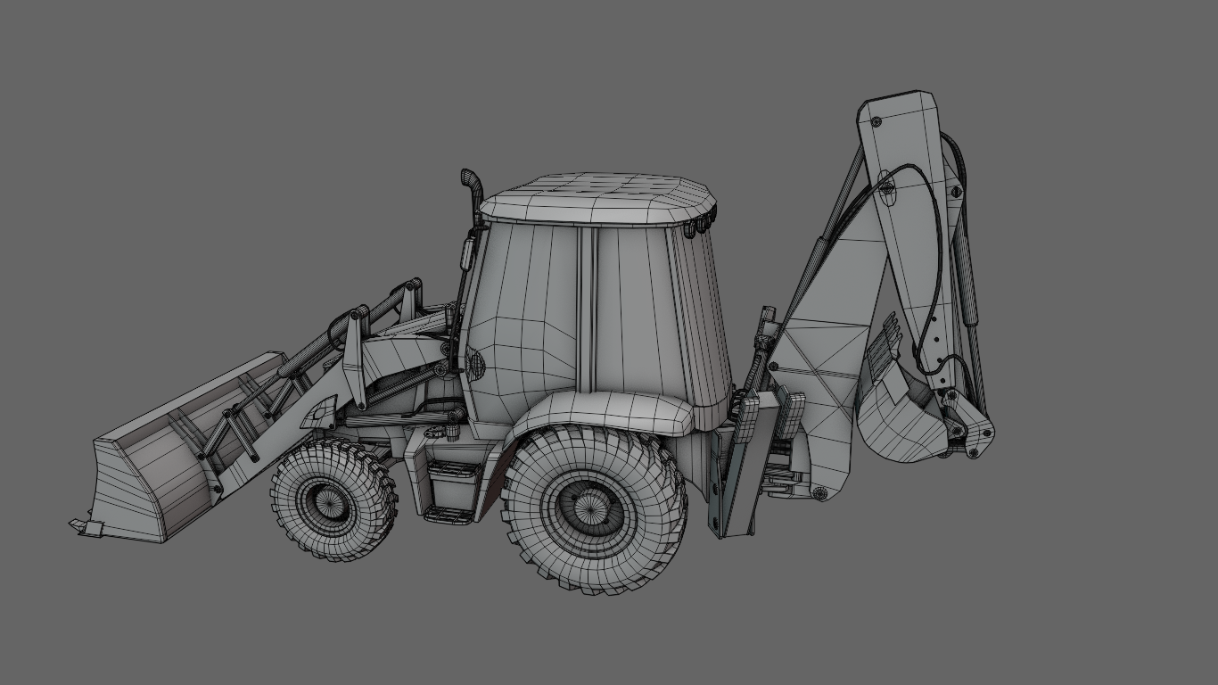 Jcb 3d Model