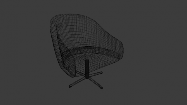 WHITE CHAIR LOW POLY GAME READY 3D Model in Chair 3DExport