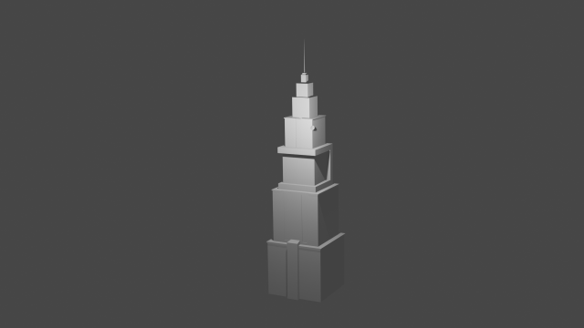 low - poly set of towers 3D Model in Buildings 3DExport