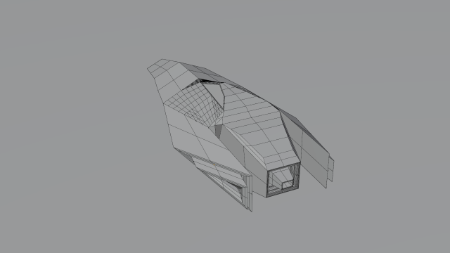 low poly space ship ver 1 3D Model in Fantasy Spacecraft 3DExport