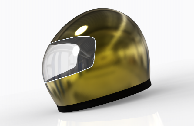 motorcycle helmet shell 3D Model in Parts 3DExport