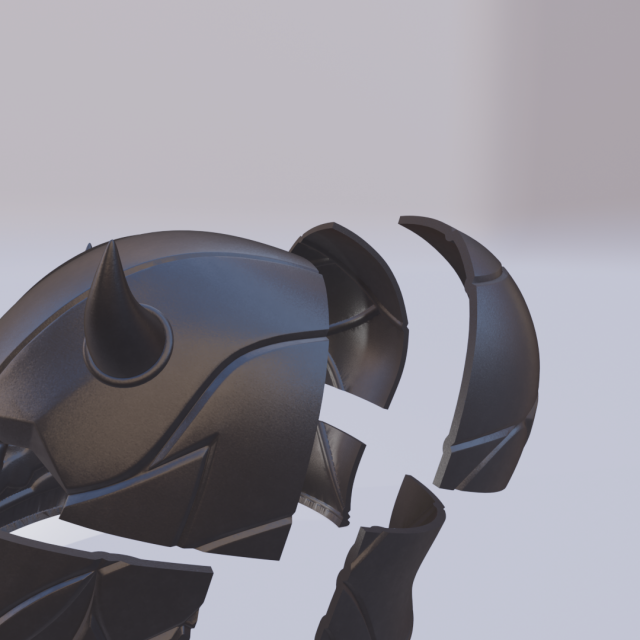 devil helmet 3d print model 3D Print Model in Monsters & Creatures 3DExport