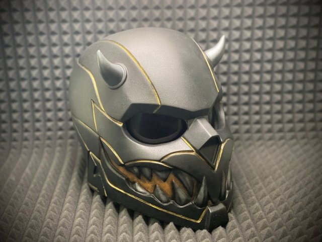 devil helmet 3d print model 3D Print Model in Monsters & Creatures 3DExport
