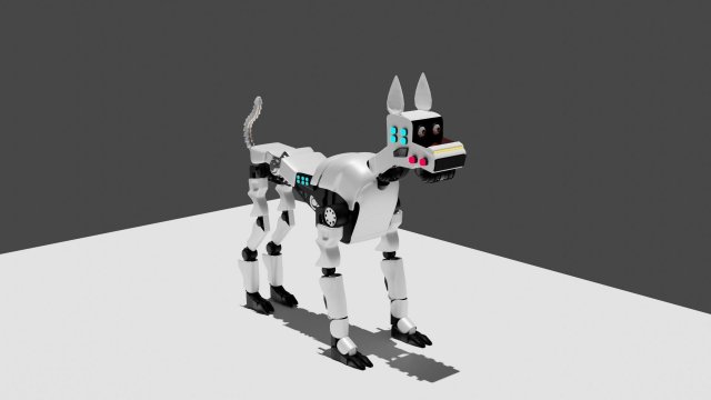 robot dog 3D Model in Dog 3DExport
