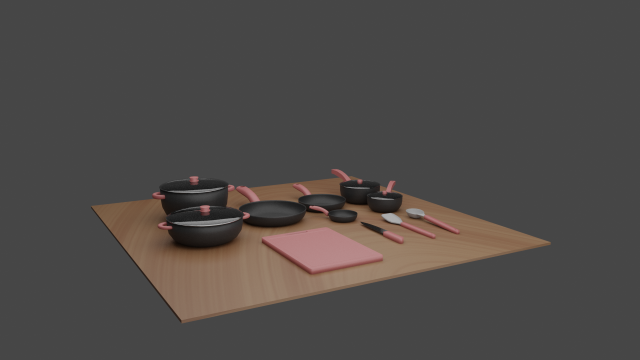 Kitchen Cookware Set 3D Model in Cookware Tools 3DExport