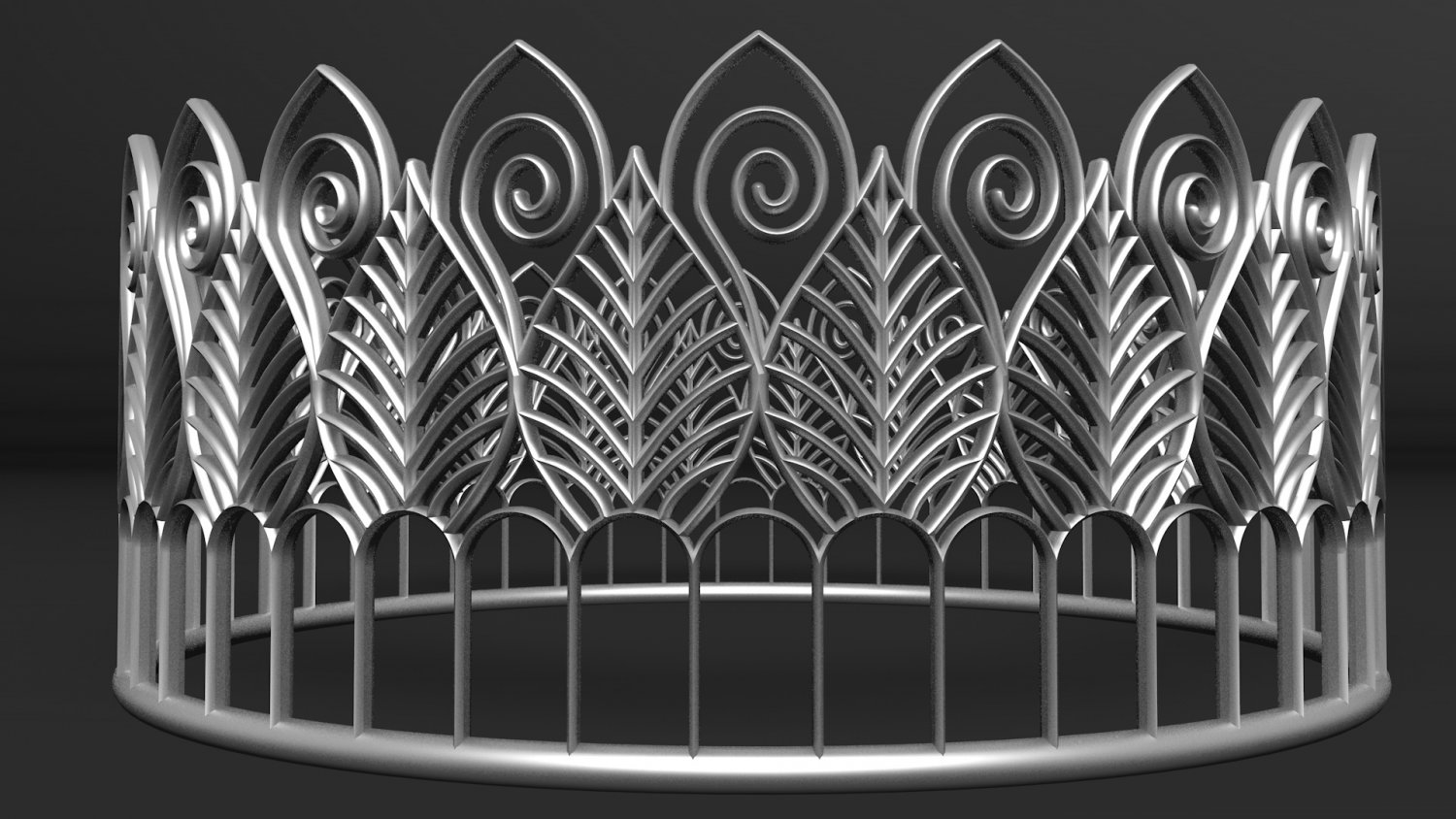 Tiara model Modèles 3D in Bijoux 3DExport