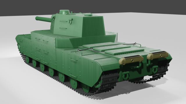tank type 5 heavy - super-heavy japanese tank 3D-Modell in schwere ...