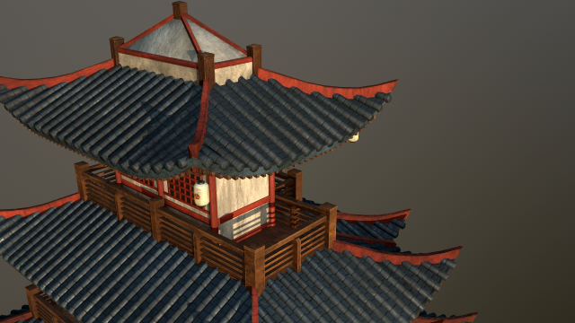 asian japanese-chinese-korean realistic building 3D Model in Buildings ...