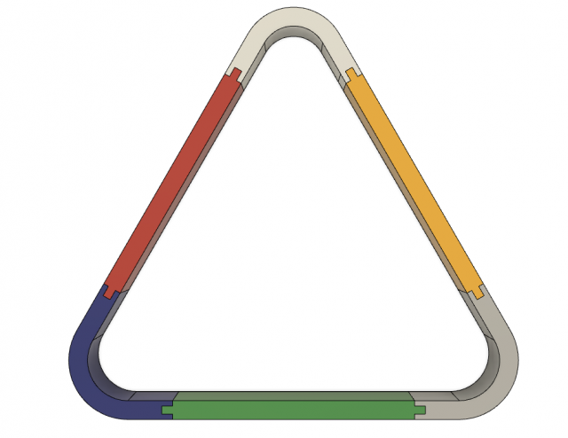 BILLIARD TRIANGLE 3D Print Model in Game Accessories 3DExport