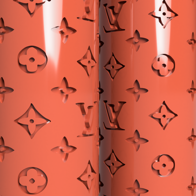 LV PATTERN ROLLER PIN FOR POLYMER CLAY 3D Print Model in Other 3DExport