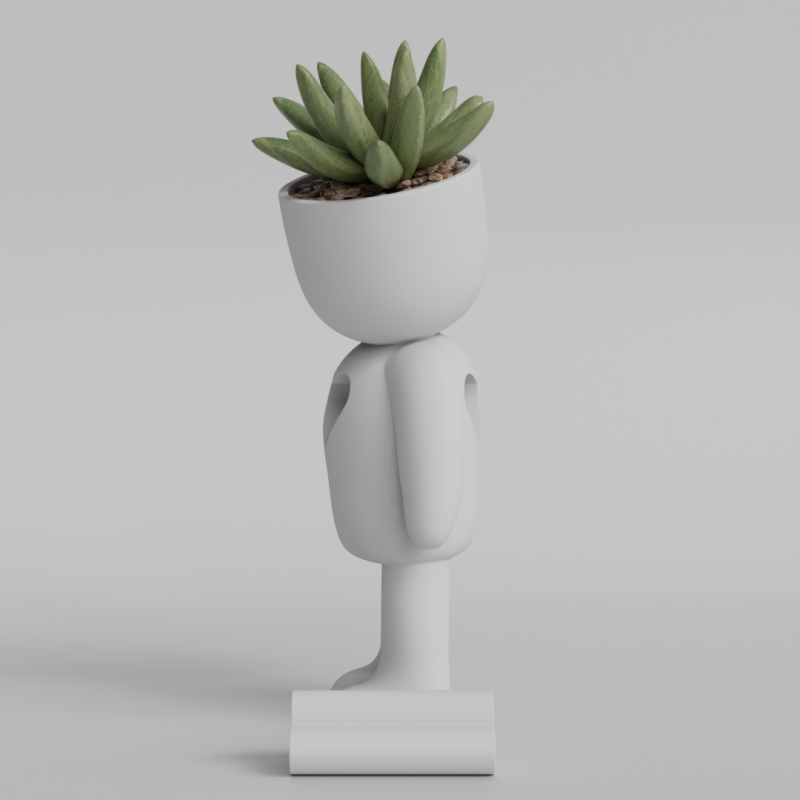 Heartfelt Character Planter - Unique 3D Printable STL File for ...
