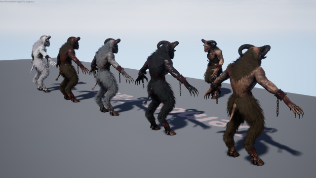 Demon Faun 3D Model in Monster 3DExport