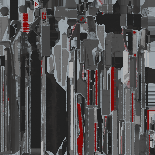 M53 Mako fan concept model 3D Model in Fantasy Spacecraft 3DExport