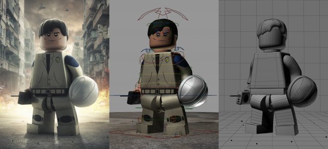 lego character 3D Model in Cartoon 3DExport