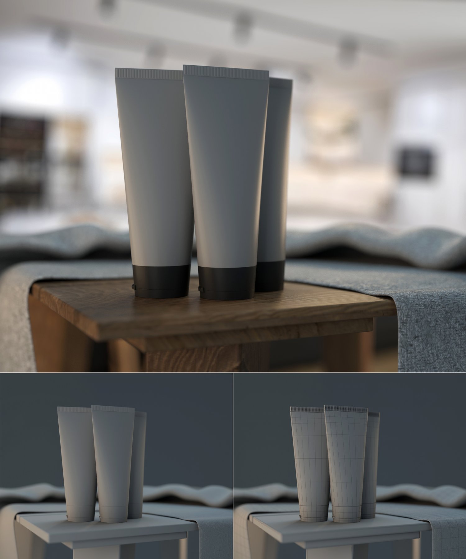 Product Rendering 3D Models in Kitchen 3DExport