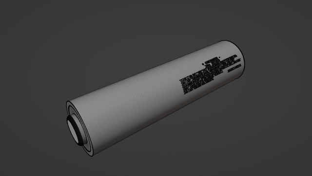 Li-ion Battery 3D Model in Other 3DExport