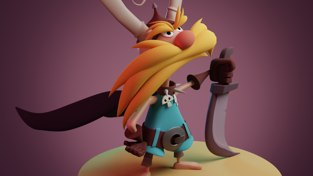 Character Warrior soldier fighter 3D Model in Man 3DExport