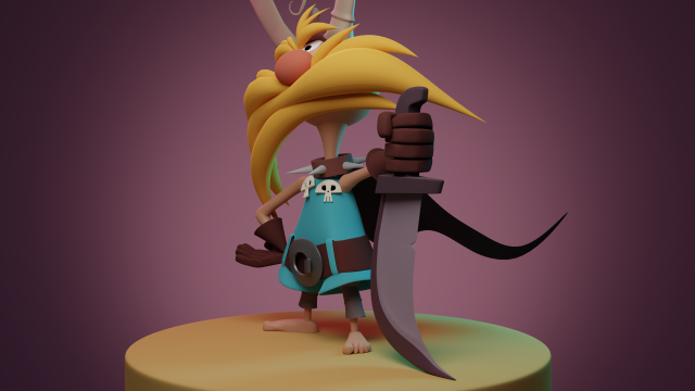 Character Warrior soldier fighter 3D Model in Man 3DExport