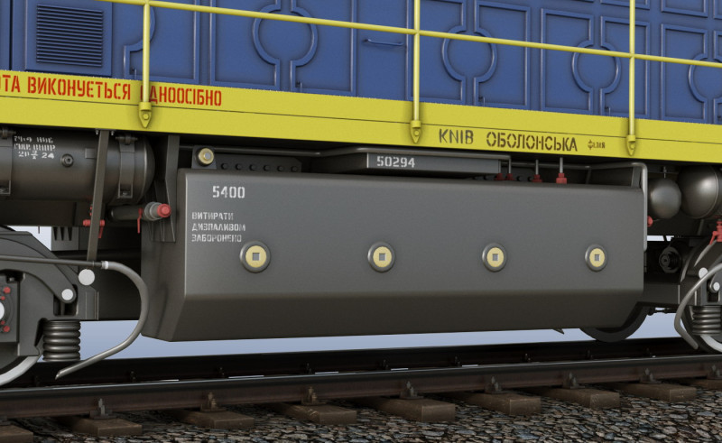 Shunting locomotive TGM-6 3D Model in Train 3DExport