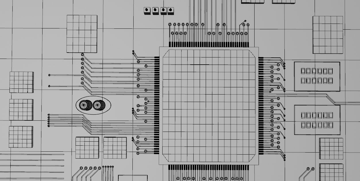 3D chip 3D Models in Computer 3DExport