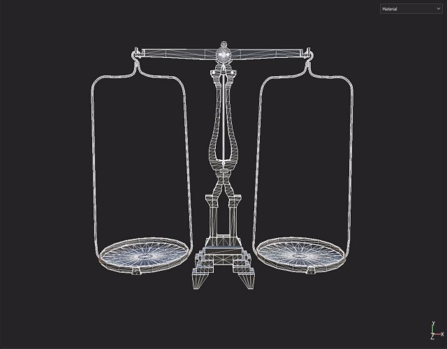 Classic scale 3D Model in Other 3DExport
