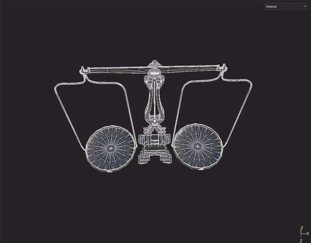 Classic scale 3D Model in Other 3DExport