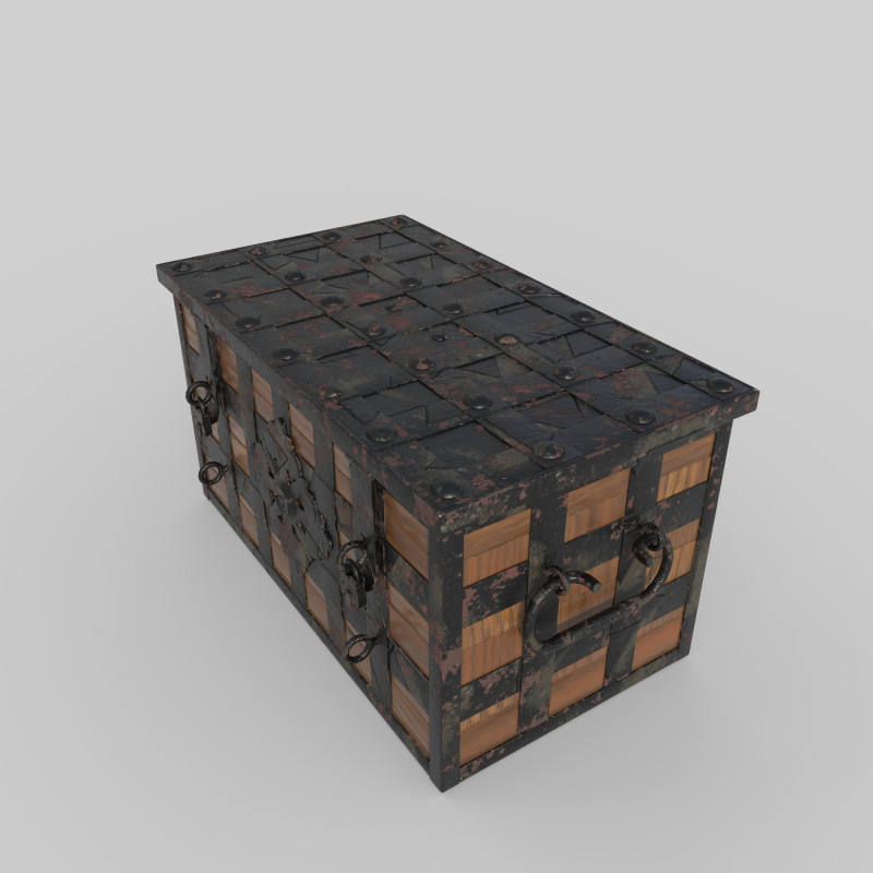 Chest 3D Model in Other 3DExport