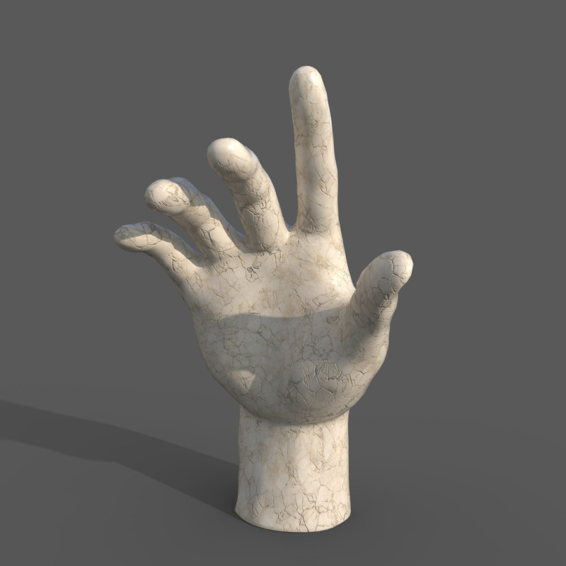 Hand sculpture 3D Model in Sculpture 3DExport