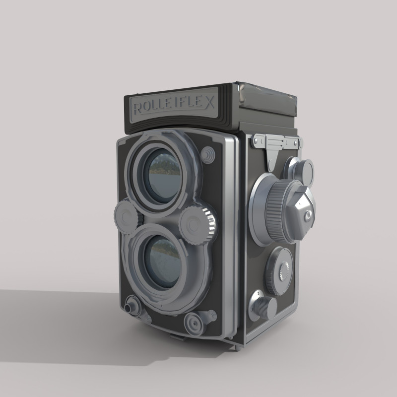 Vintage Camera 3D Model in Photo 3DExport