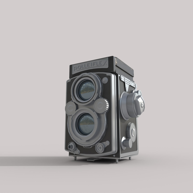 Vintage Camera 3D Model in Photo 3DExport