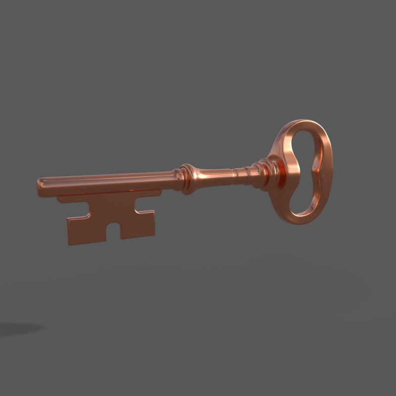 Key 3D Model in Tools 3DExport