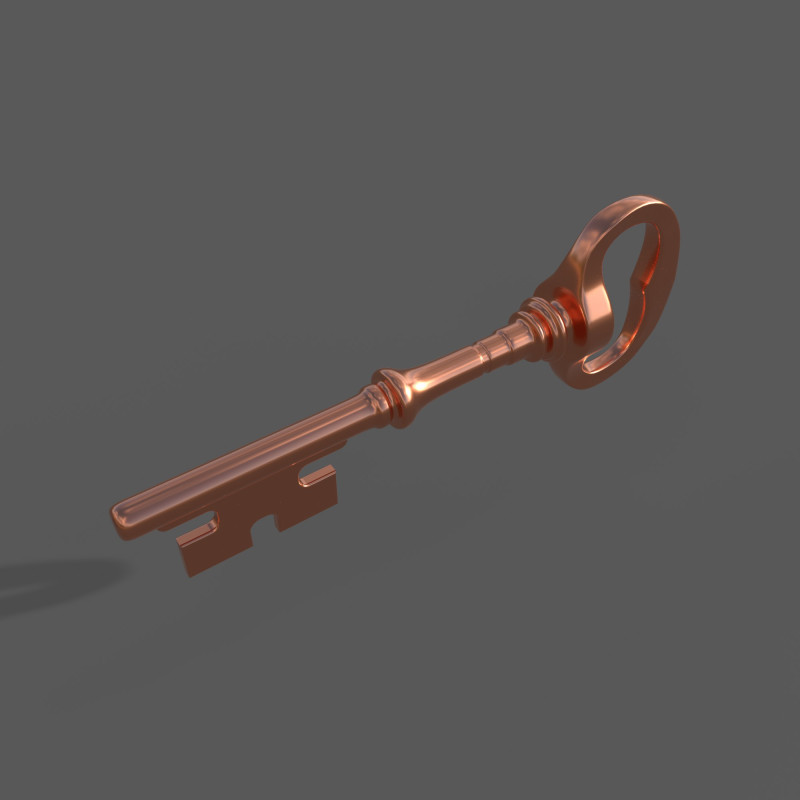 Key 3D Model in Tools 3DExport