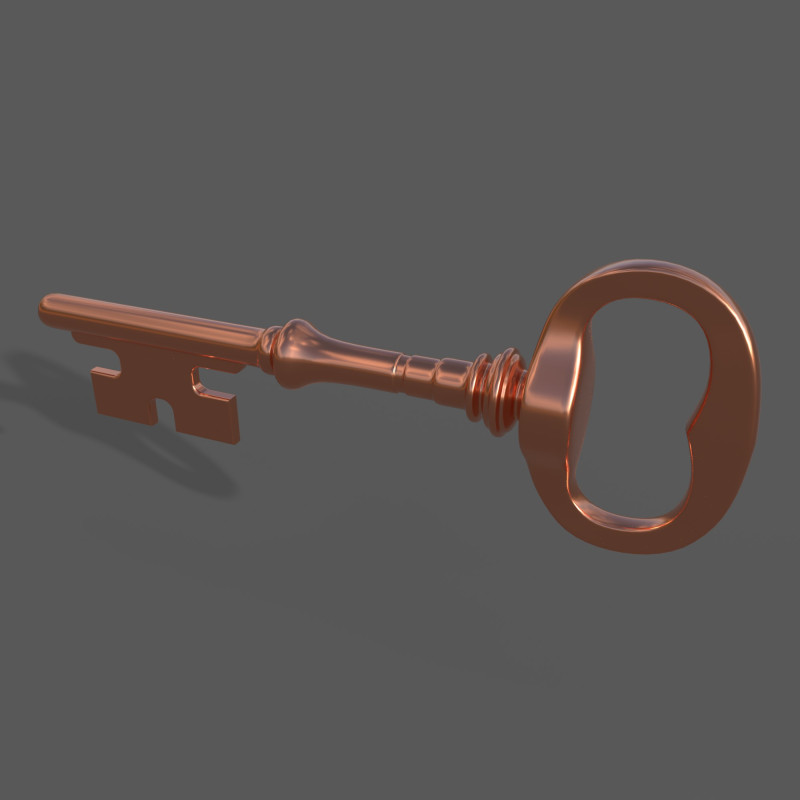 Key 3D Model in Tools 3DExport