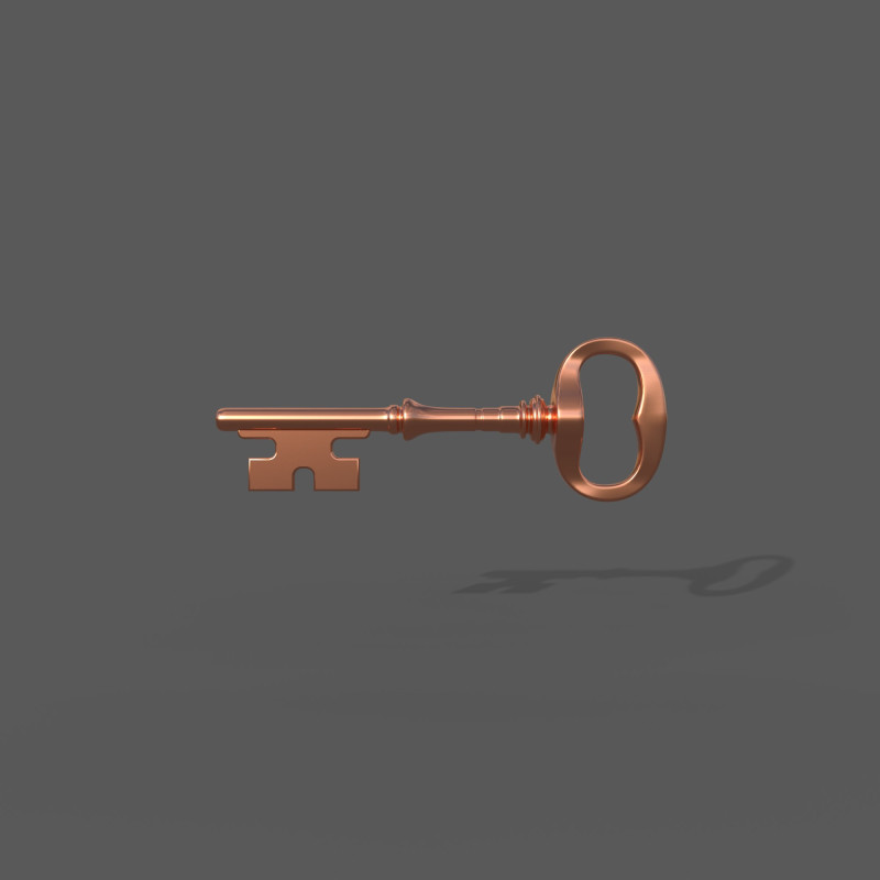 Key 3D Model in Tools 3DExport