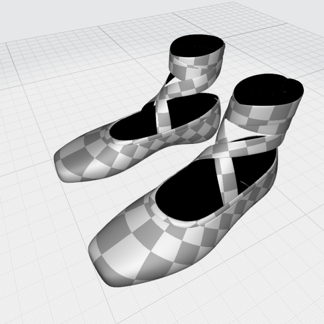 Ballet Shoes 3D Model in Other 3DExport