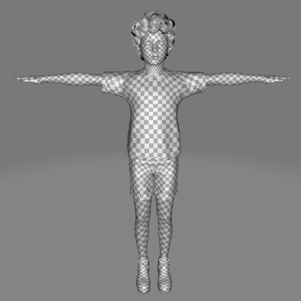 Ethan - Realistic Child With Freckles kid 3D Model in Child 3DExport