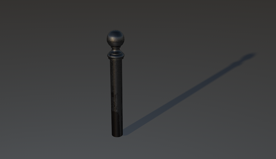 sidewalk post 3D Models in Miscellaneous 3DExport