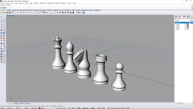 chess 3D Model in Living Room 3DExport