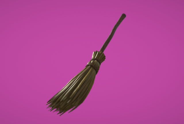 Broom 3D Model in Other 3DExport