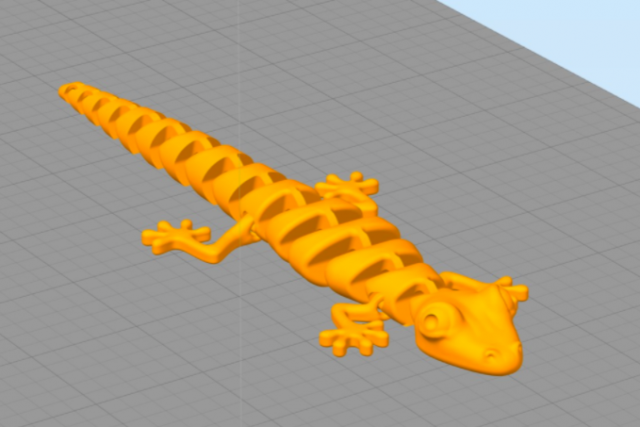 articulated lizard v2 3d printing 3D Print Model in Toys 3DExport