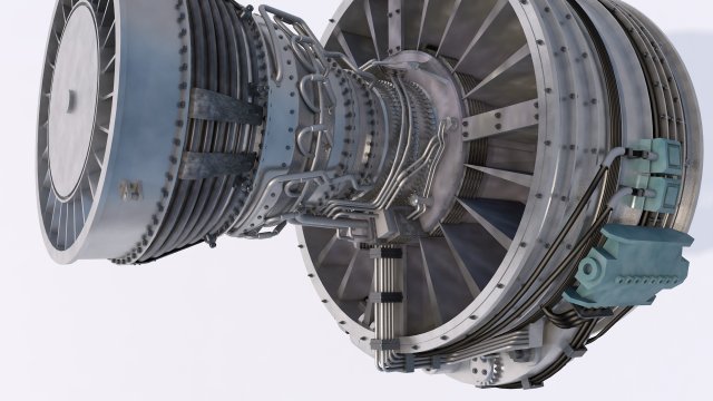 aircraft engine 3D Model in Machines 3DExport