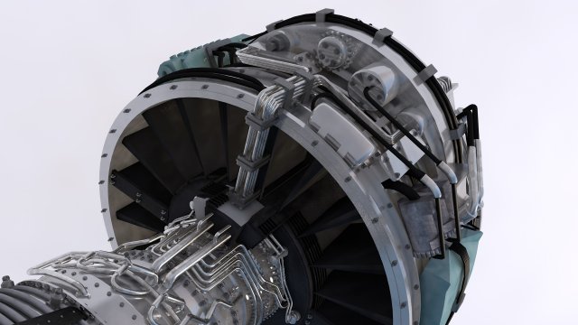 aircraft engine 3D Model in Machines 3DExport